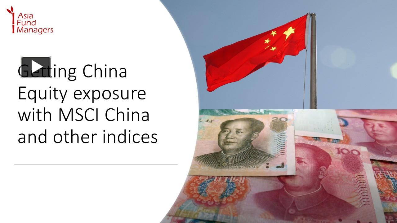 PPT – MSCI China Indices - Methodology for Tracking Stock Movements ...