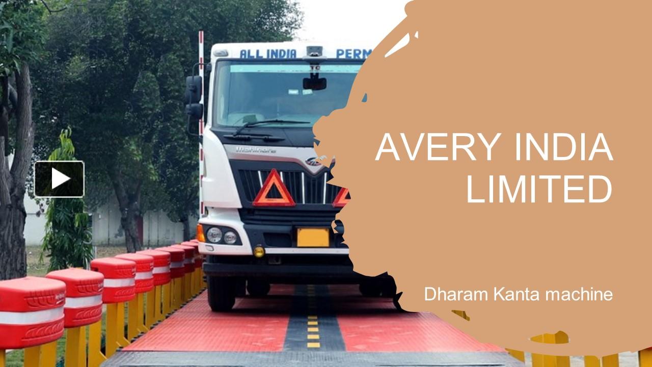 PPT – Avery India's Dharam Kanta Machine: Solution for Weighing ...