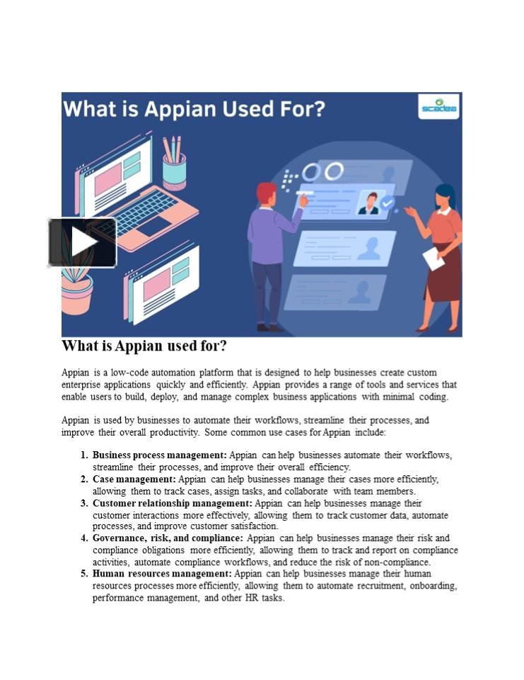 what is appian used for? presentation | free to download