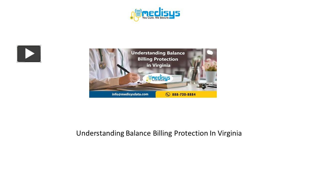 PPT – Understanding Balance Billing Protection In Virginia PowerPoint ...