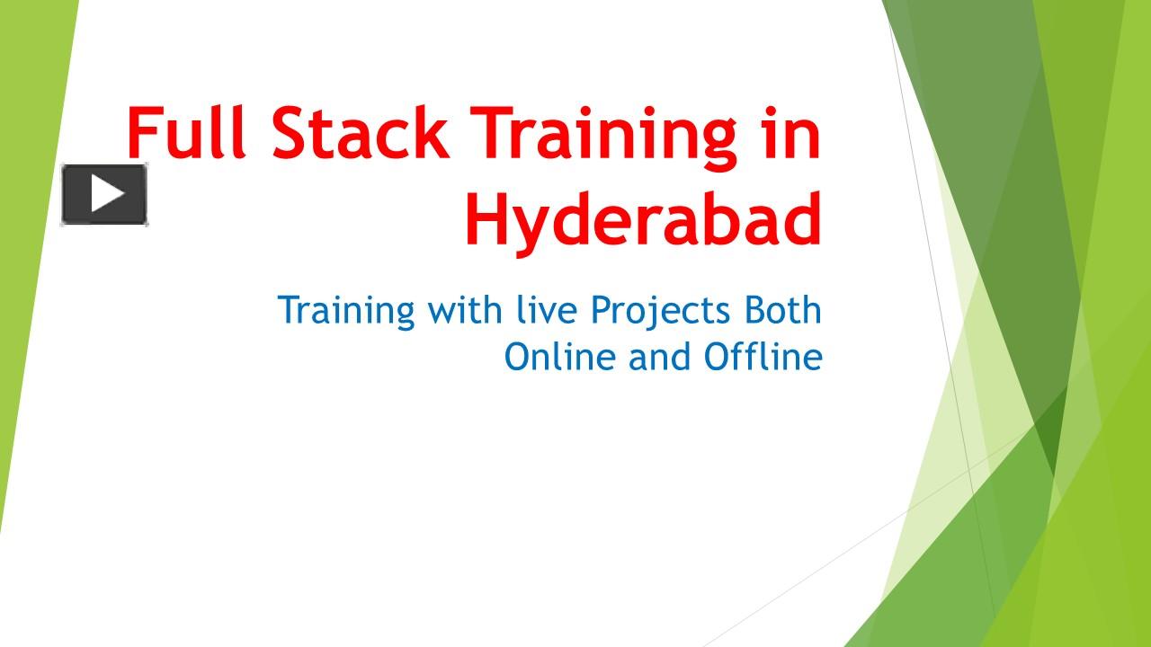 PPT – Full Stack Training in Hyderabad PowerPoint presentation | free ...