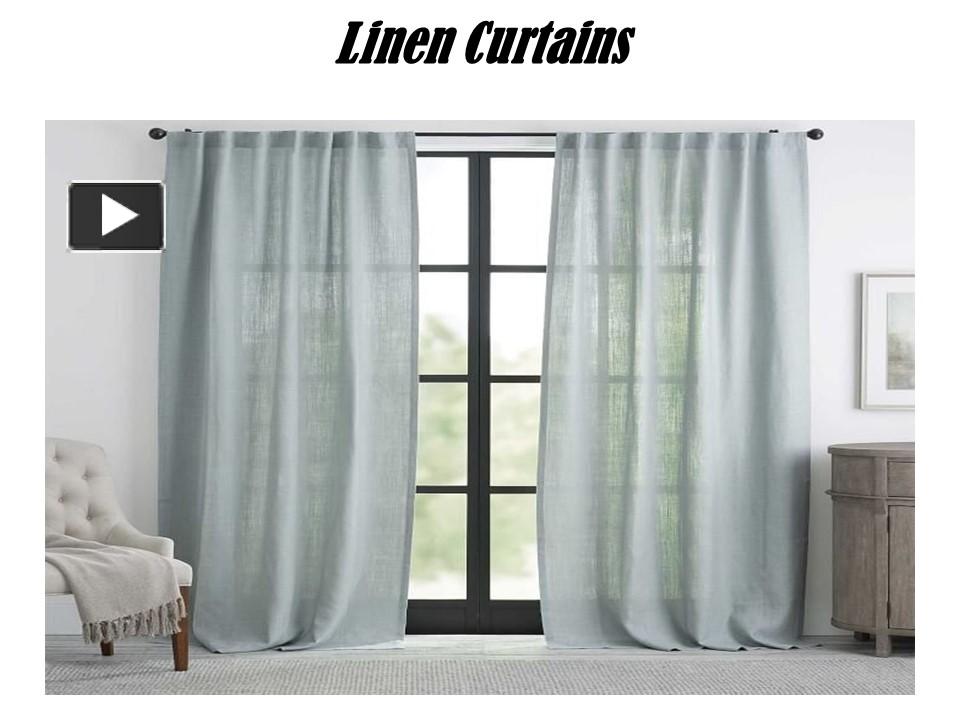 PPT – Linen Curtains PowerPoint presentation | free to download - id ...