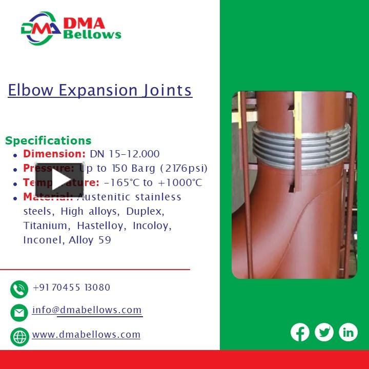 PPT – Elbow Expansion Joints | Lateral Expansion Joints | Pressure ...