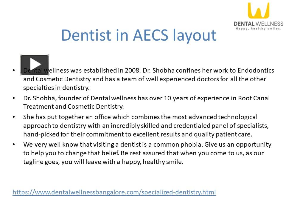 PPT – Dentist in AECS layout-Dental Implants in Aecs Layout ...