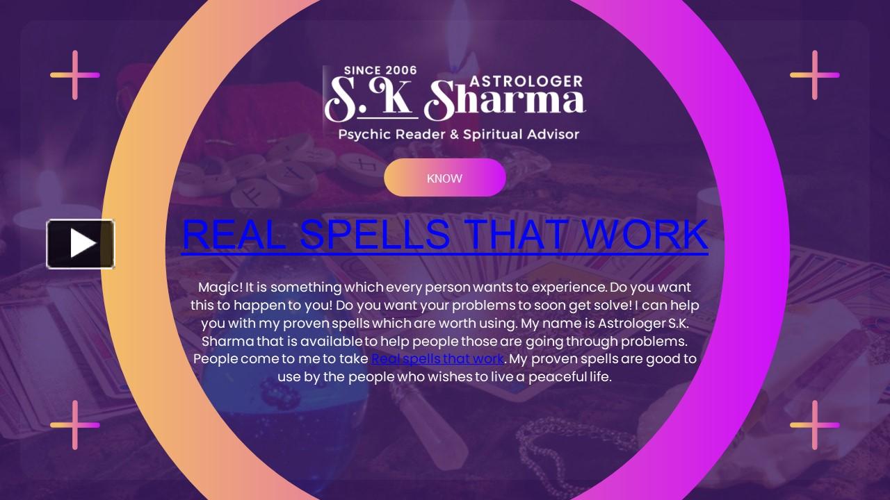 REal Spells That Works presentation | free to download
