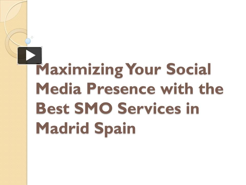 Maximizing Your Social Media Presence with the Best SMO Services in ...