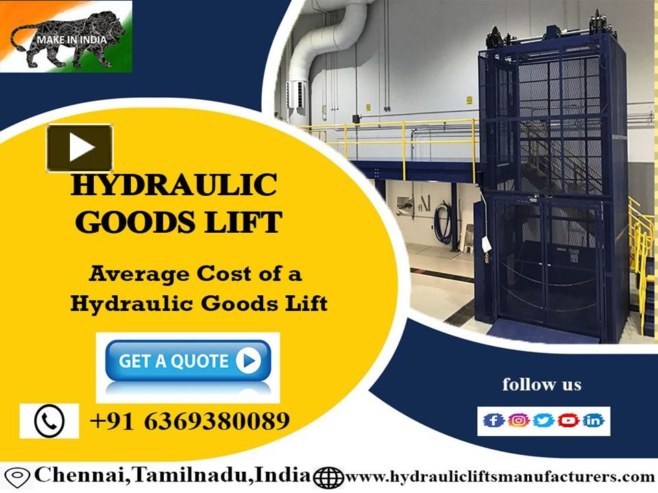 PPT – Goods Lift | Double Mass Goods Lift | Goods Lift Manufacturers ...