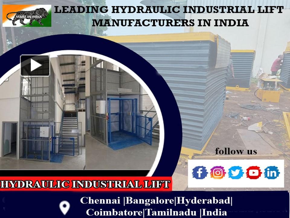 PPT – Hydraulic industrial Lift | Heavy Duty Hydraulic lift | Home lift ...