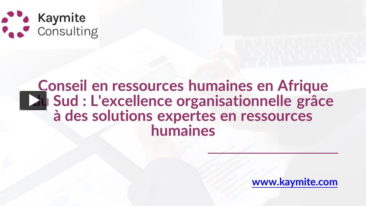 PPT – Conseil en ressources humaines Afrique du Sud PowerPoint ...