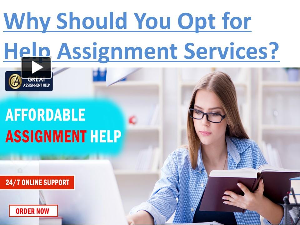 A Comprehensive Guide to Assignment Help presentation | free to download