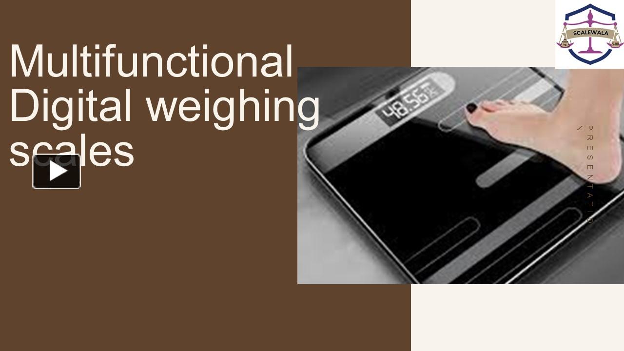 PPT – Multifunctional Digital weighing scales PowerPoint presentation ...