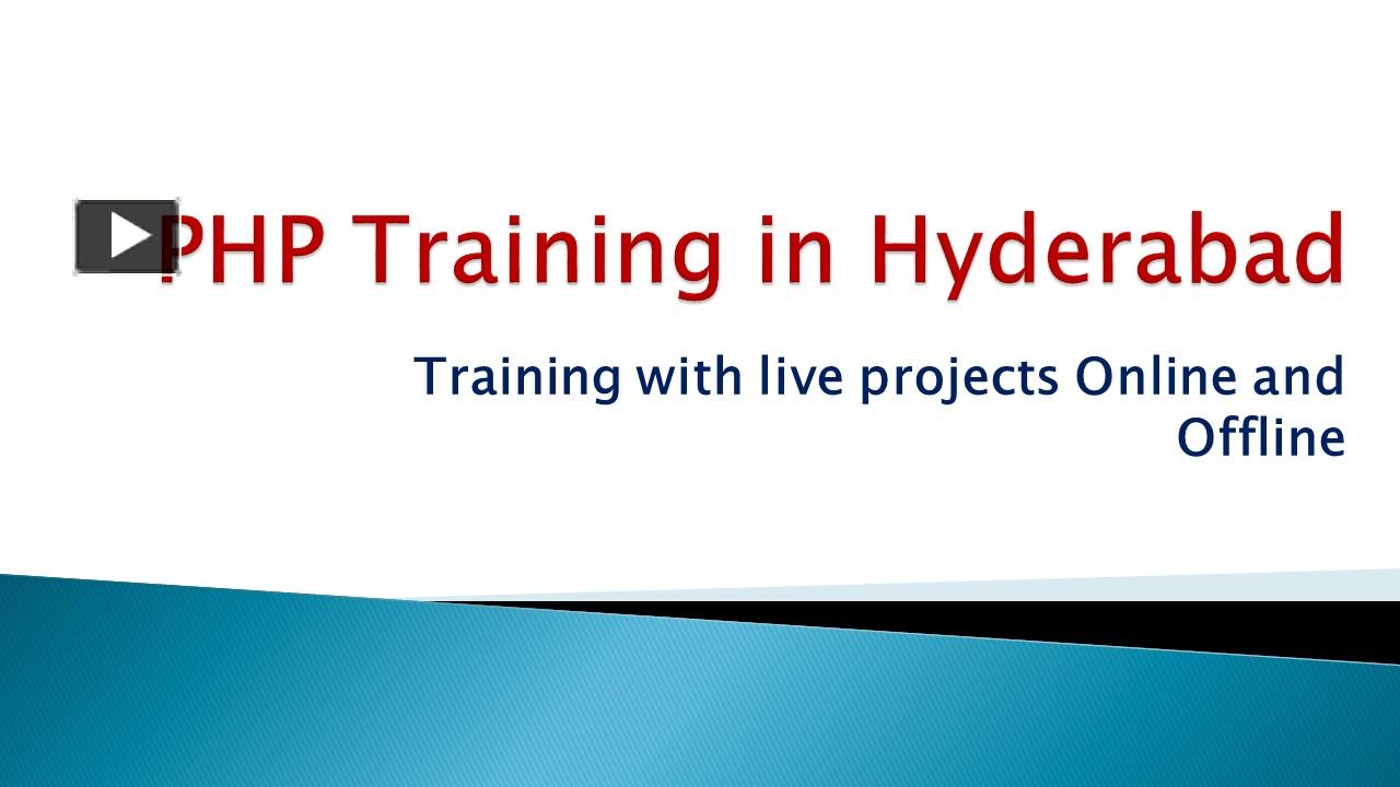 PPT – PHP Training in Hyderabad PowerPoint presentation | free to ...