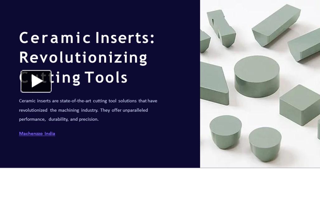 PPT – Ceramics Inserts PowerPoint presentation | free to download - id ...