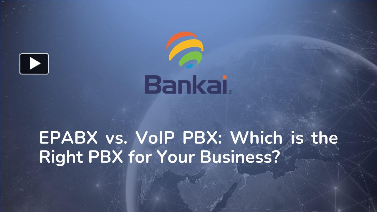 PPT – EPABX vs VoIP PBX: A Detailed Comparison PowerPoint presentation ...