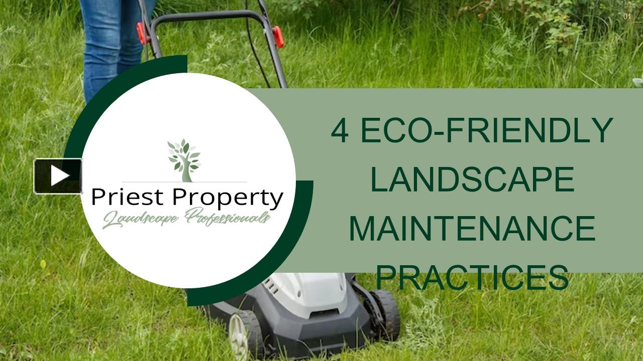 PPT – 5 Eco-Friendly Landscape Maintenance Practices PowerPoint ...