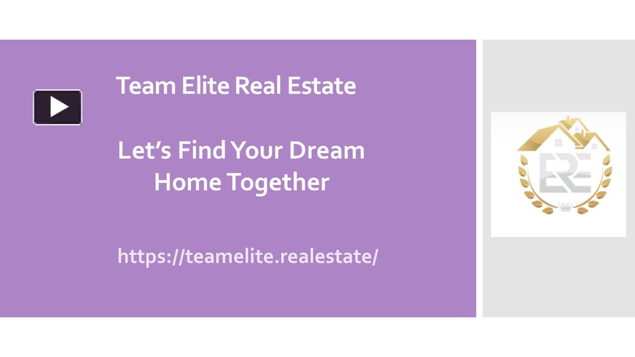PPT – Team Elite Real Estate Agency PowerPoint presentation | free to ...
