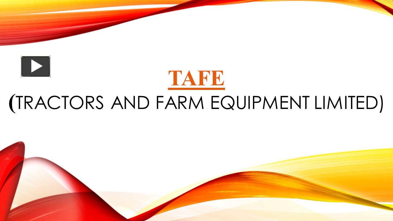 PPT – Farm Machinery Tractors In India PowerPoint presentation | free ...