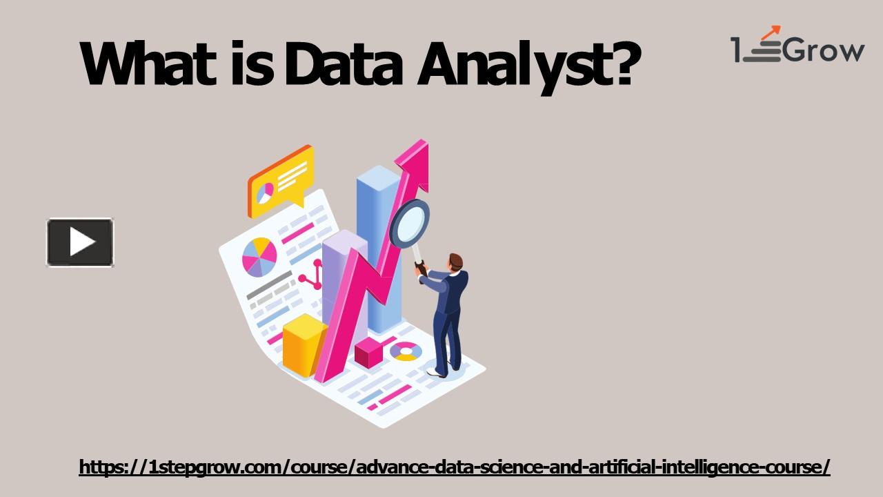 what is data analyst presentation | free to download
