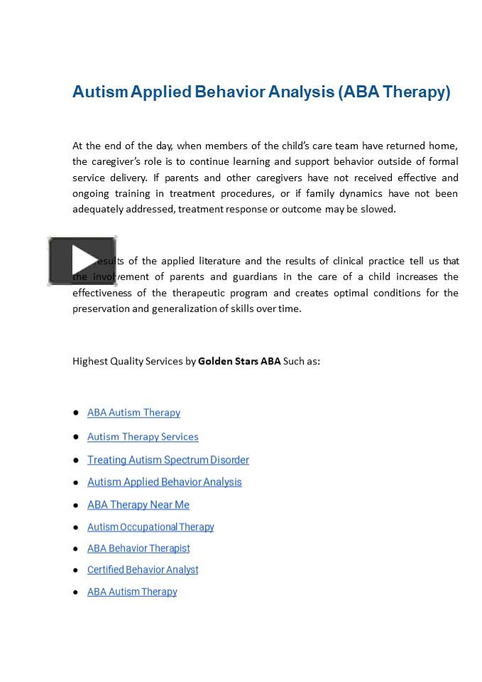 PPT – Golden Stars ABA PowerPoint presentation | free to download - id ...