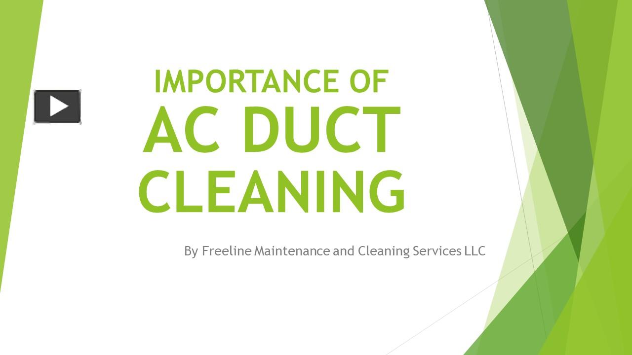 PPT – AC Duct Cleaning PowerPoint presentation | free to download - id ...