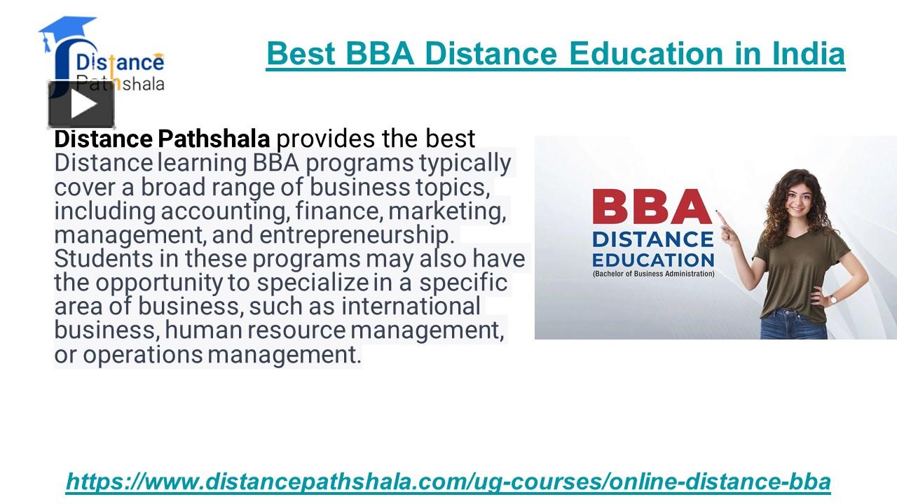 PPT – Best BBA Distance Education in India PowerPoint presentation ...