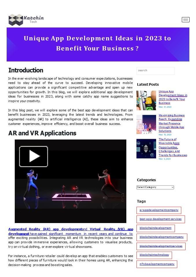 Unique App Development Ideas in 2023 to Benefit Your Business ...