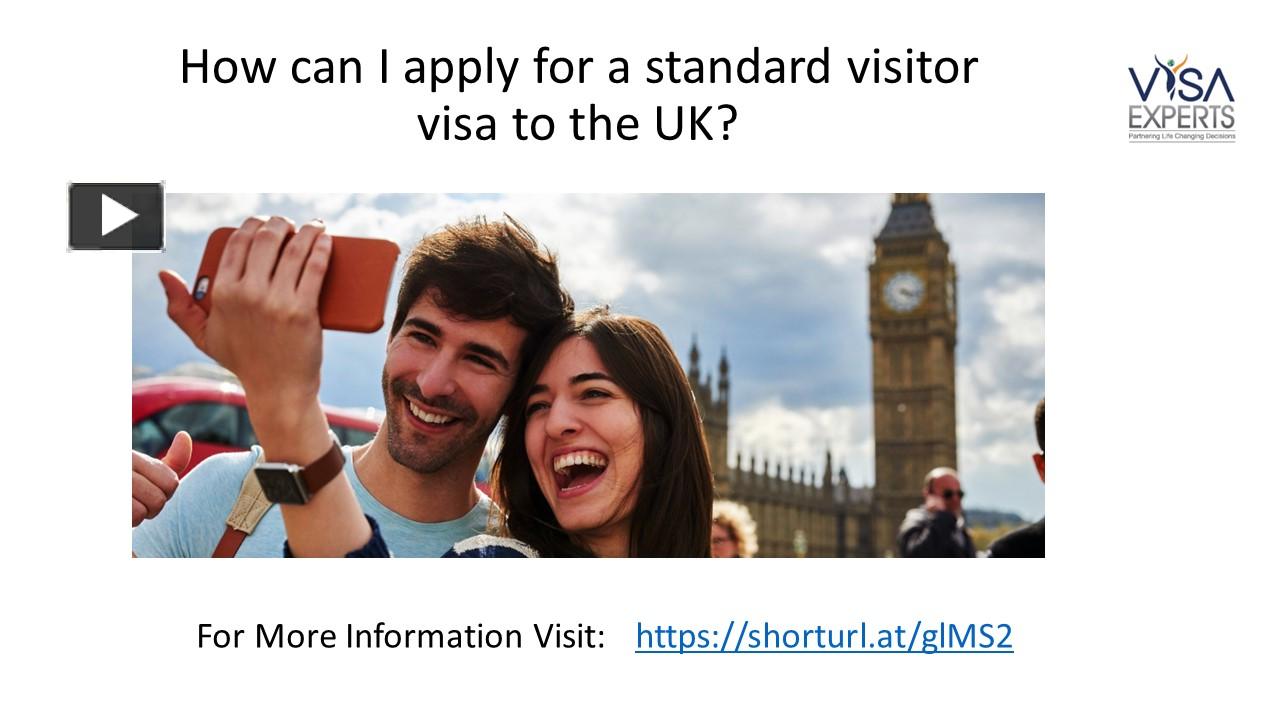 How can I apply for a standard visitor visa to the UK presentation ...