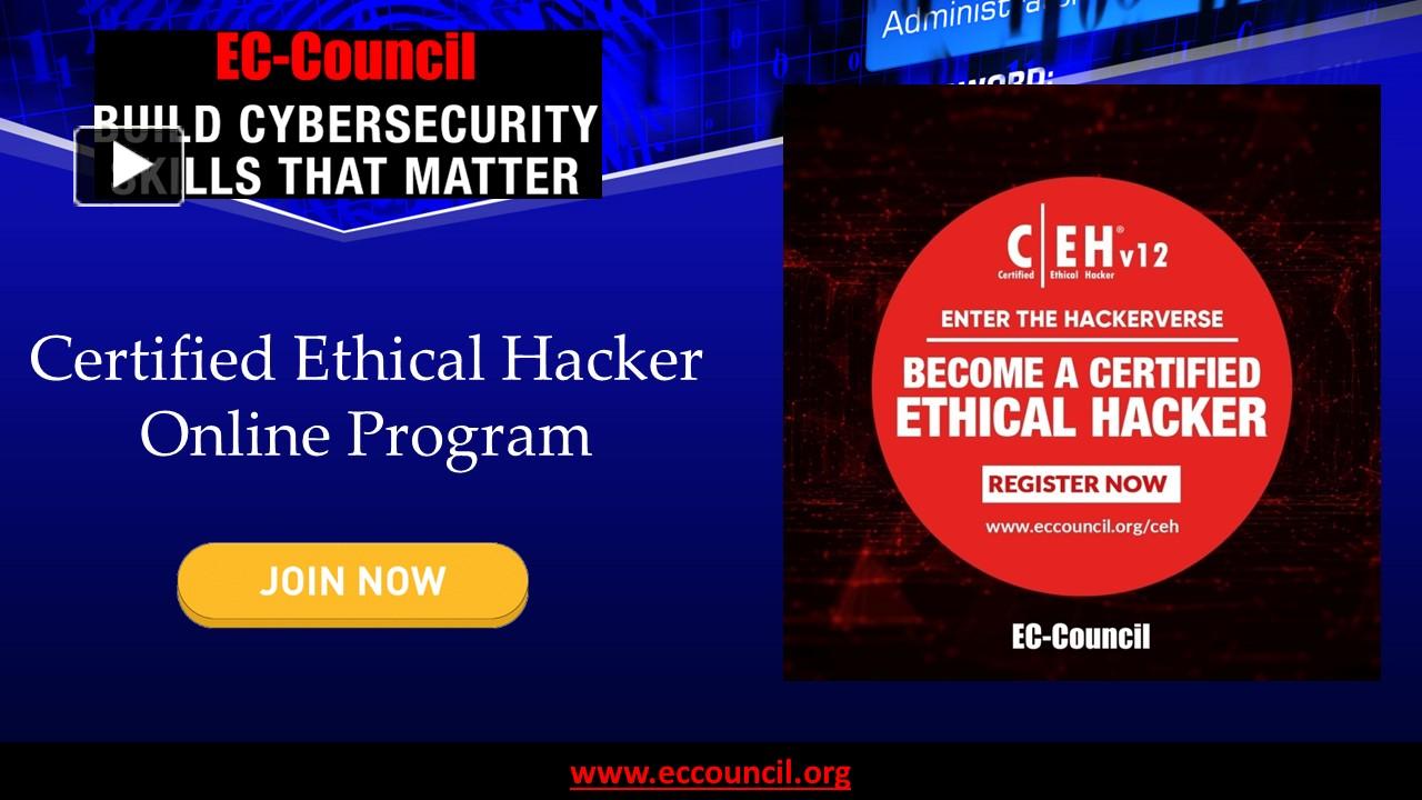 PPT – How to Become a Certified Ethical Hacker from Home? Review the ...