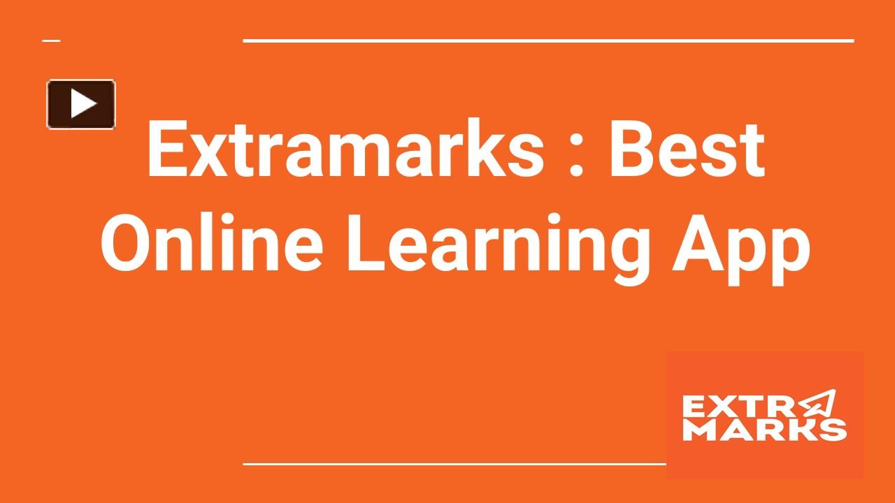 PPT – Extramarks - Top Online Learning App PowerPoint presentation ...