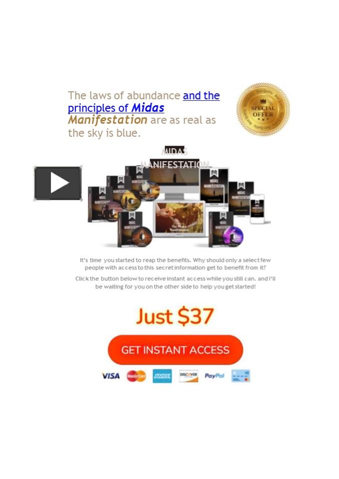 Midas Manifestation Review - Does Midas Manifestation System Really ...