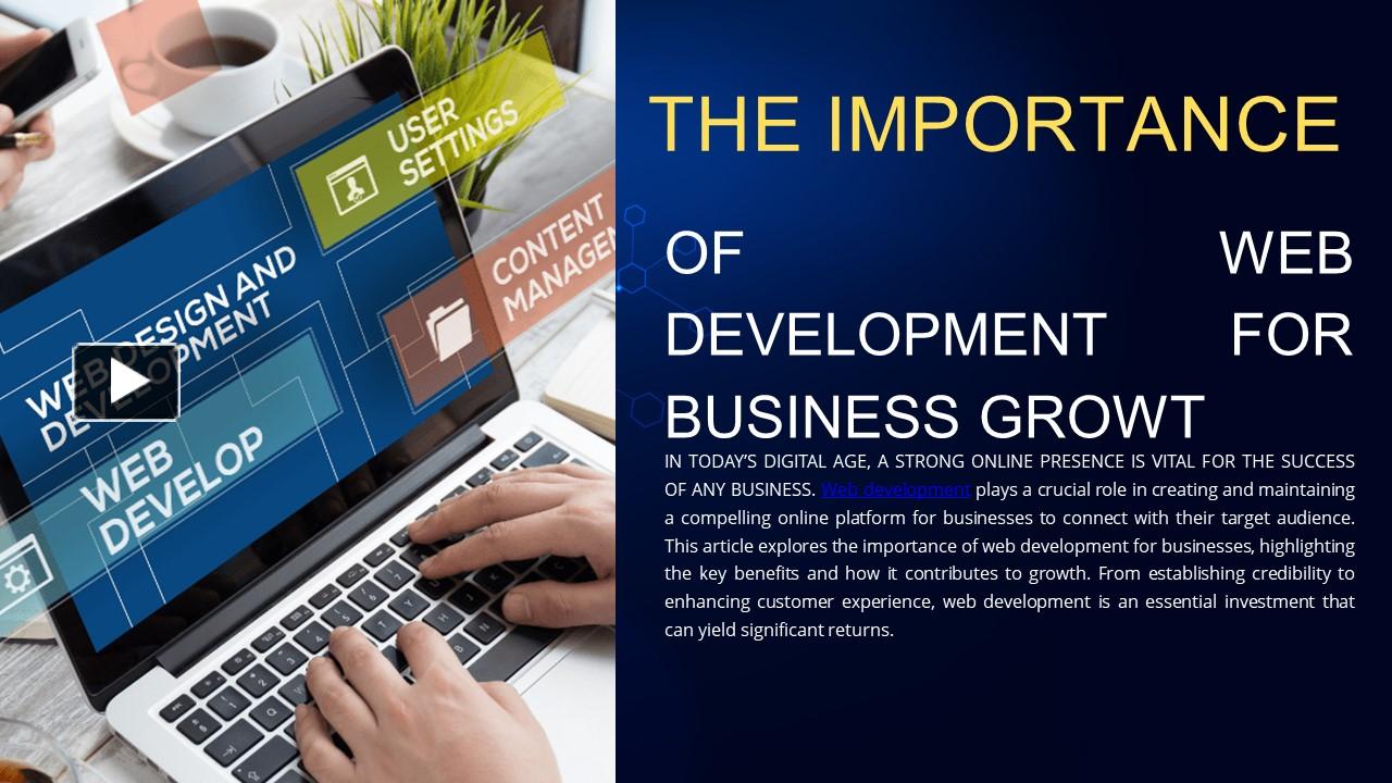 The Importance of Web Development for Business Growth presentation ...