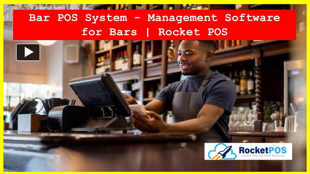 PPT – Bar POS System - Management Software for Bars | Rocket POS ...