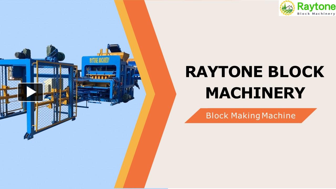 Raytone Block Machinery: The Ultimate Manual Block Making Machine ...