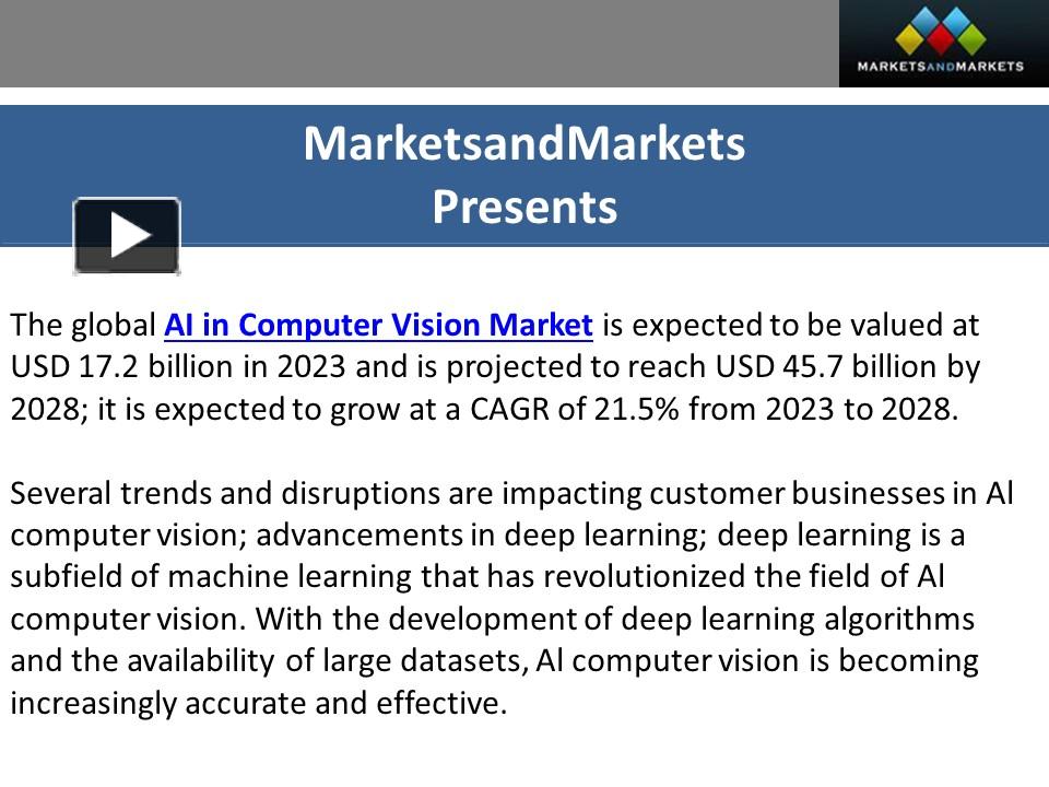 PPT – The Rise of AI in Computer Vision Market Trends and Forecast ...