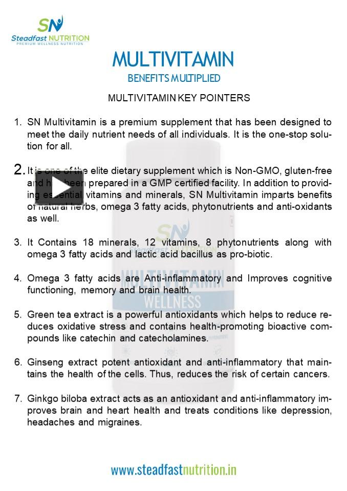 PPT – Multivitamin for best healthy body PowerPoint presentation | free ...