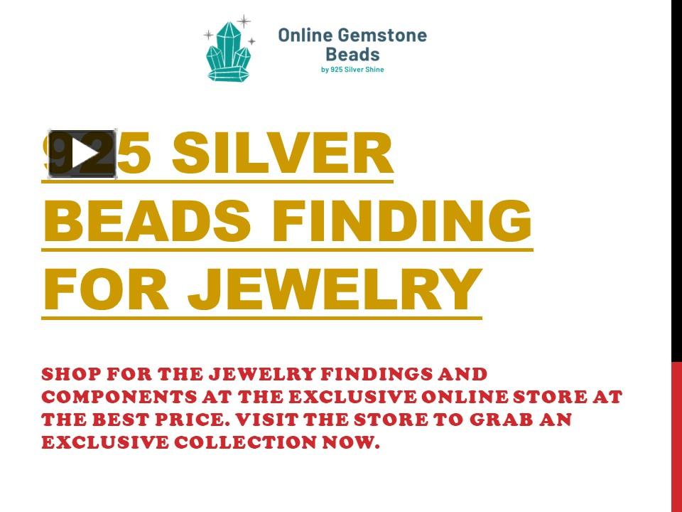 PPT – Sterling Pure Silver Findings For Jewelry Making PowerPoint ...
