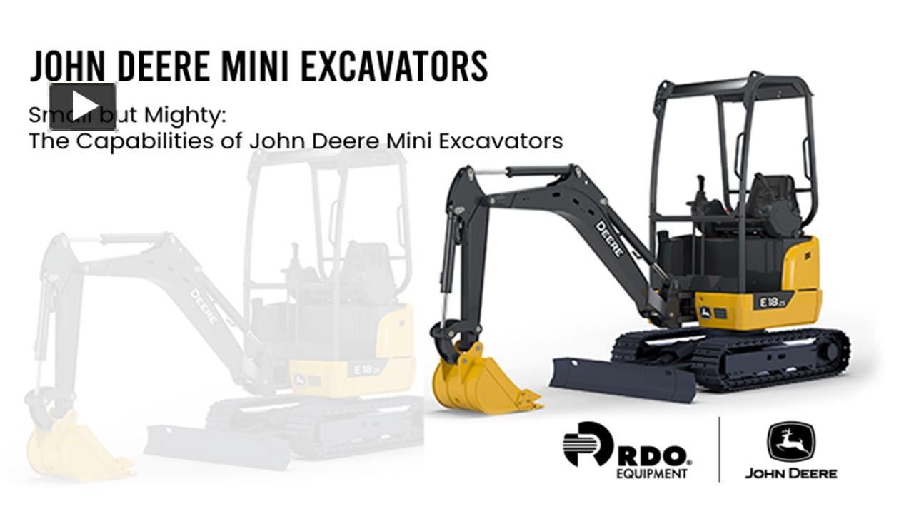 PPT – Small But Mighty: The Capabilities Of John Deere Mini Excavators ...