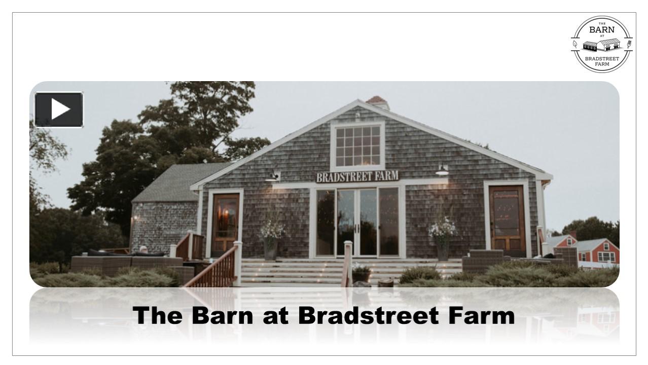 Discover Unforgettable Barn Weddings in Massachusetts presentation ...
