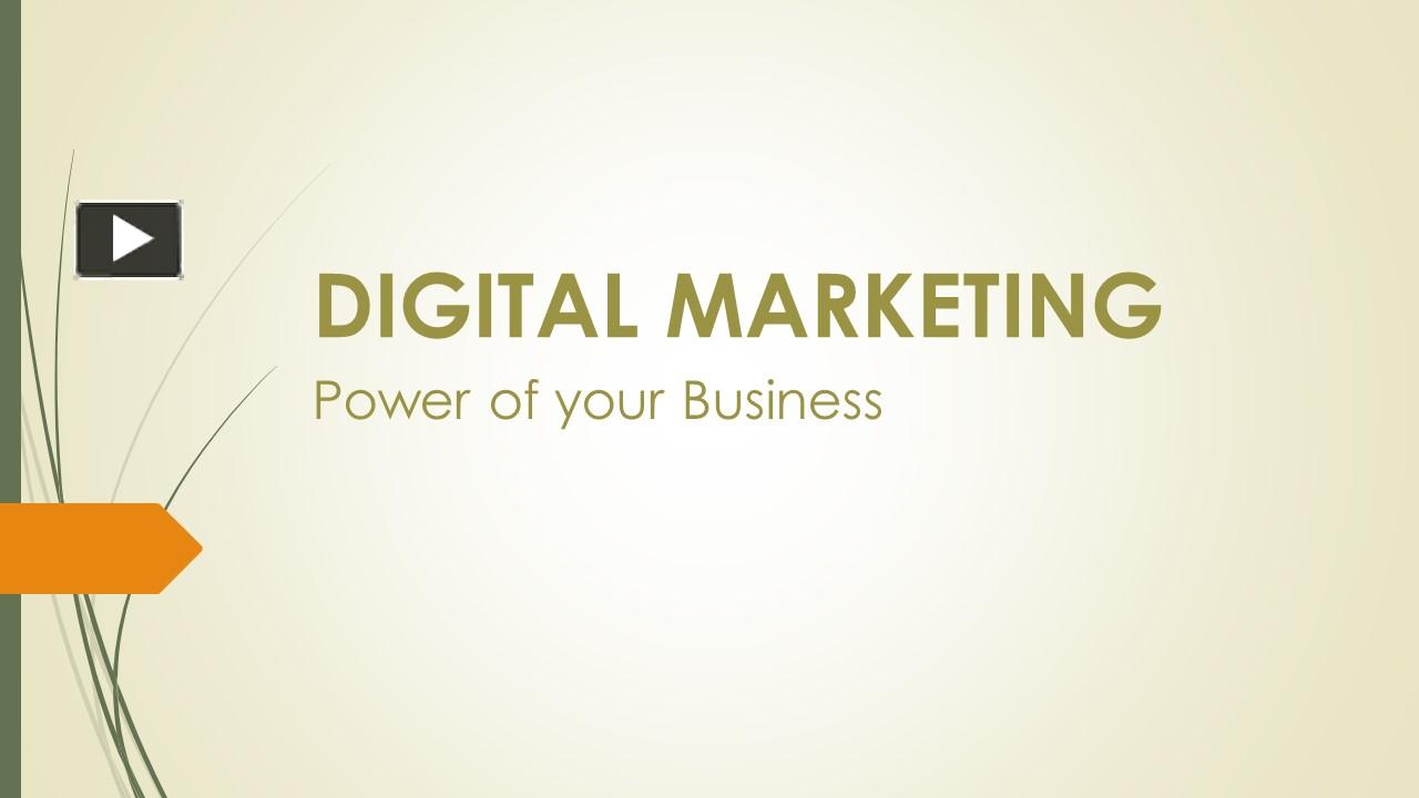 PPT – COMPLETE DIGITAL MARKETING PowerPoint presentation | free to ...