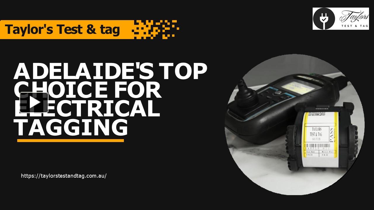 PPT – Electrical Tagging Adelaide PowerPoint presentation | free to ...