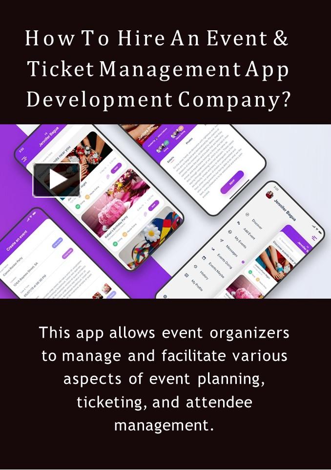 PPT – How To Hire An Event & Ticket Management App Development Company ...