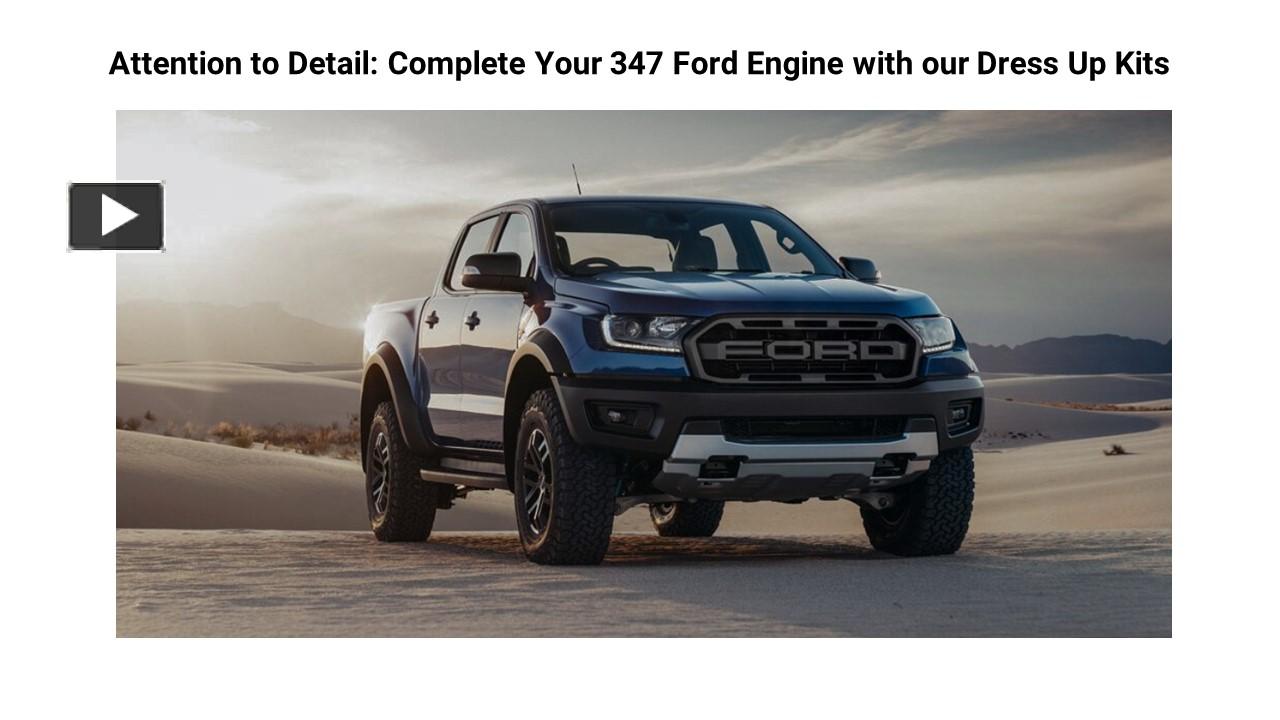 PPT – Attention to Detail: Complete Your 347 Ford Engine with our Dress ...