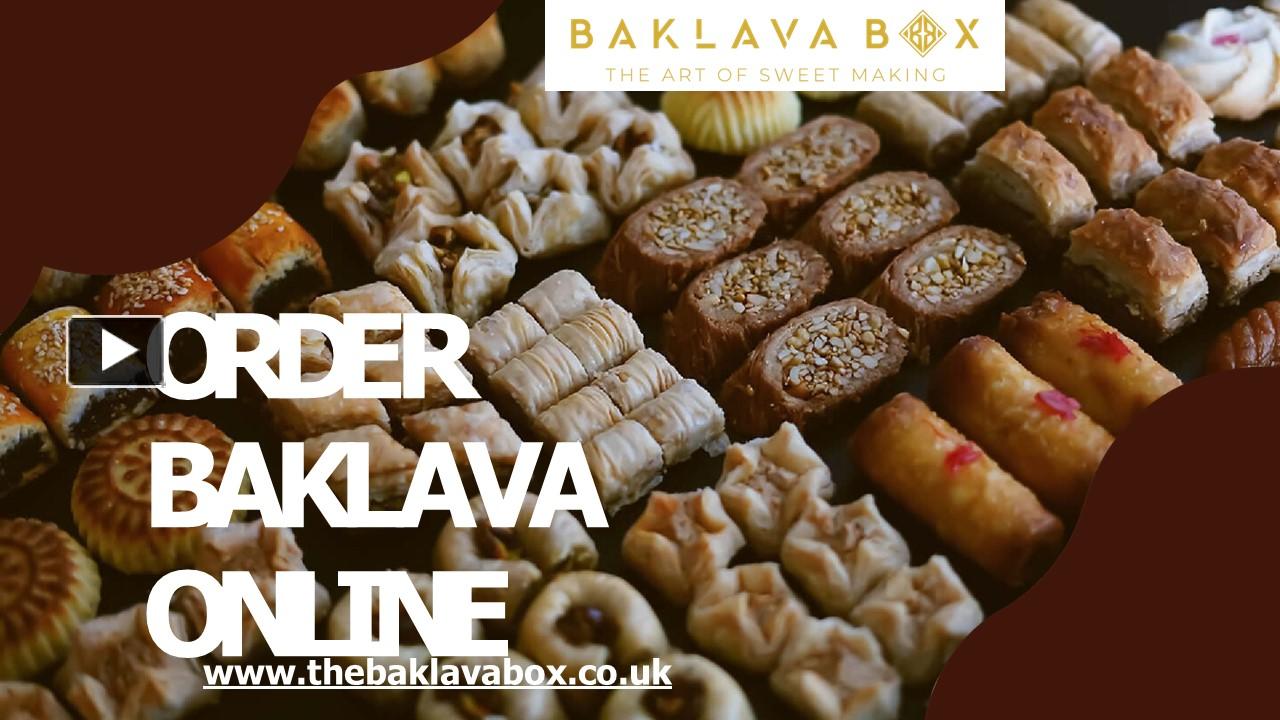 Order Baklava Online | Baklava Box presentation | free to download