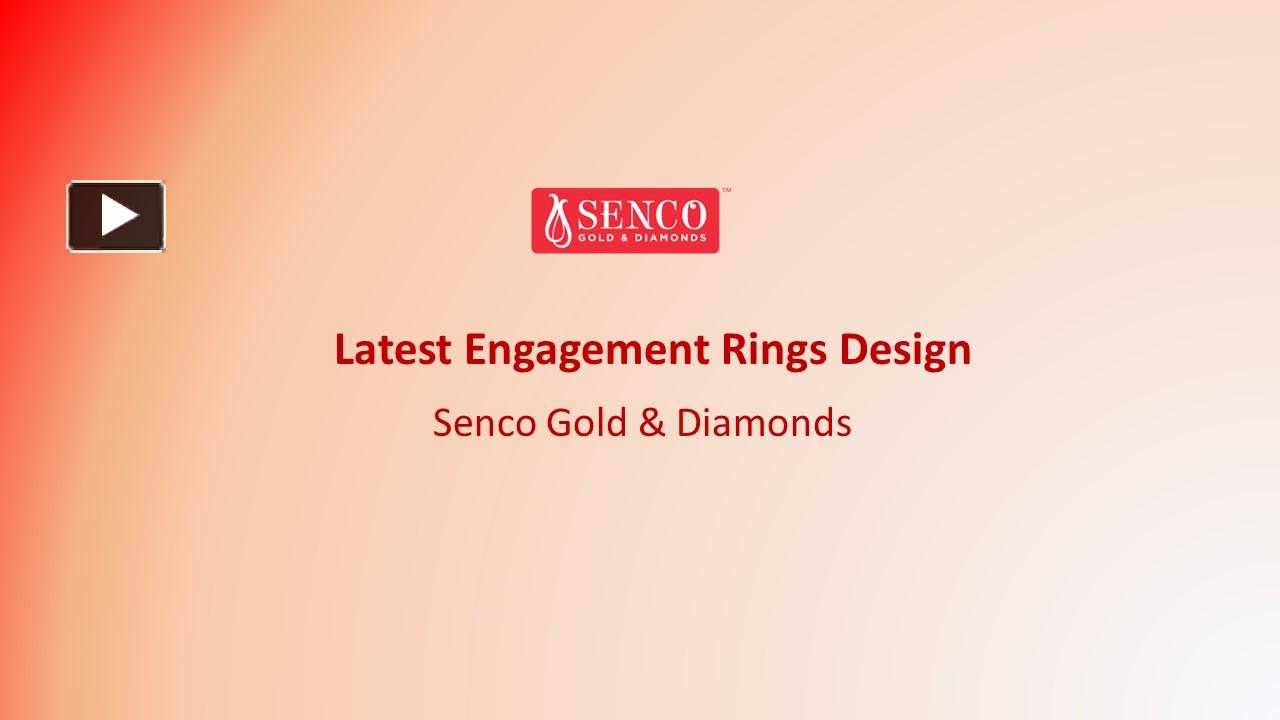 PPT – Latest Engagement Rings Design | Senco Gold & Diamonds PowerPoint ...