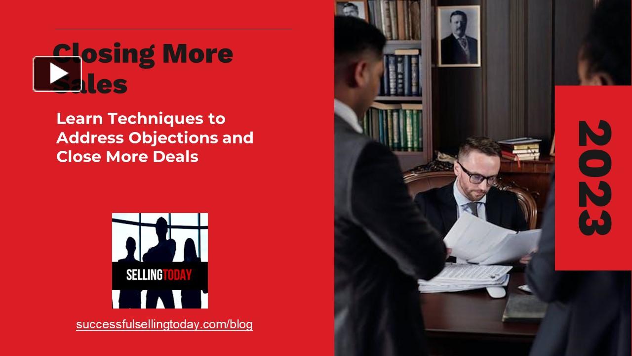 PPT – Techniques for Addressing Objections and Closing More Sales ...