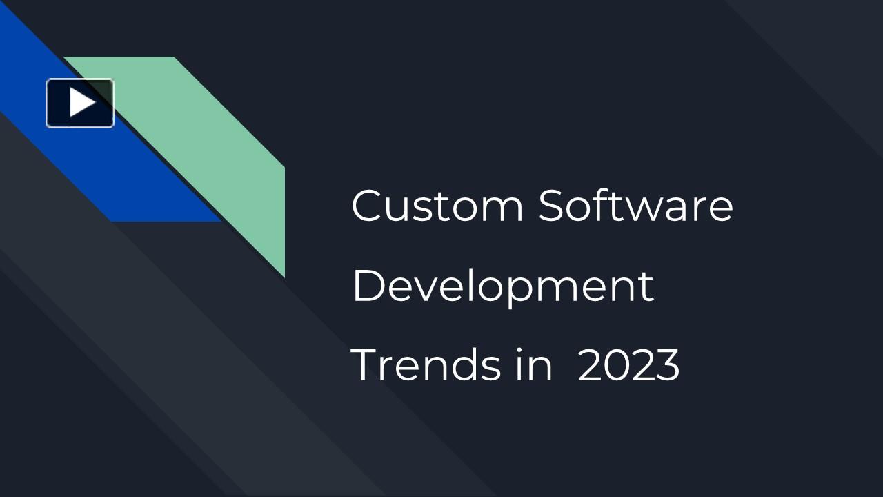 PPT – Custom Business Application Development Trends in 2023 PowerPoint ...
