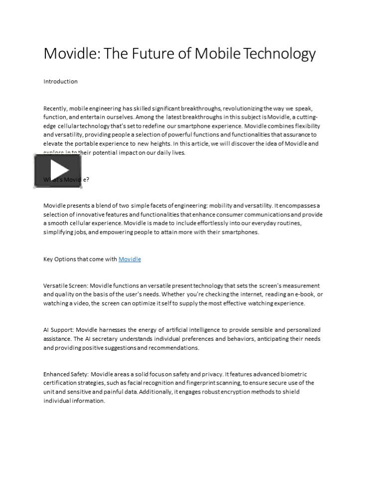 PPT – Movidle: The Future of Mobile Technology PowerPoint presentation ...