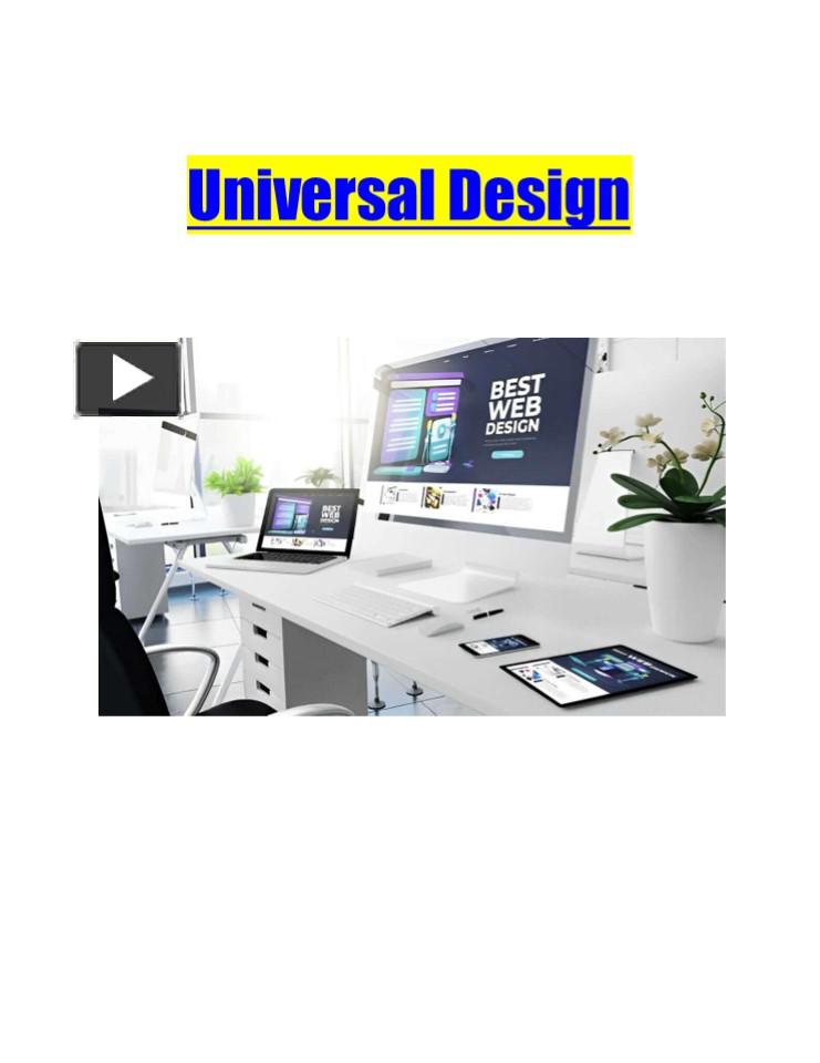 Universal Design presentation | free to download