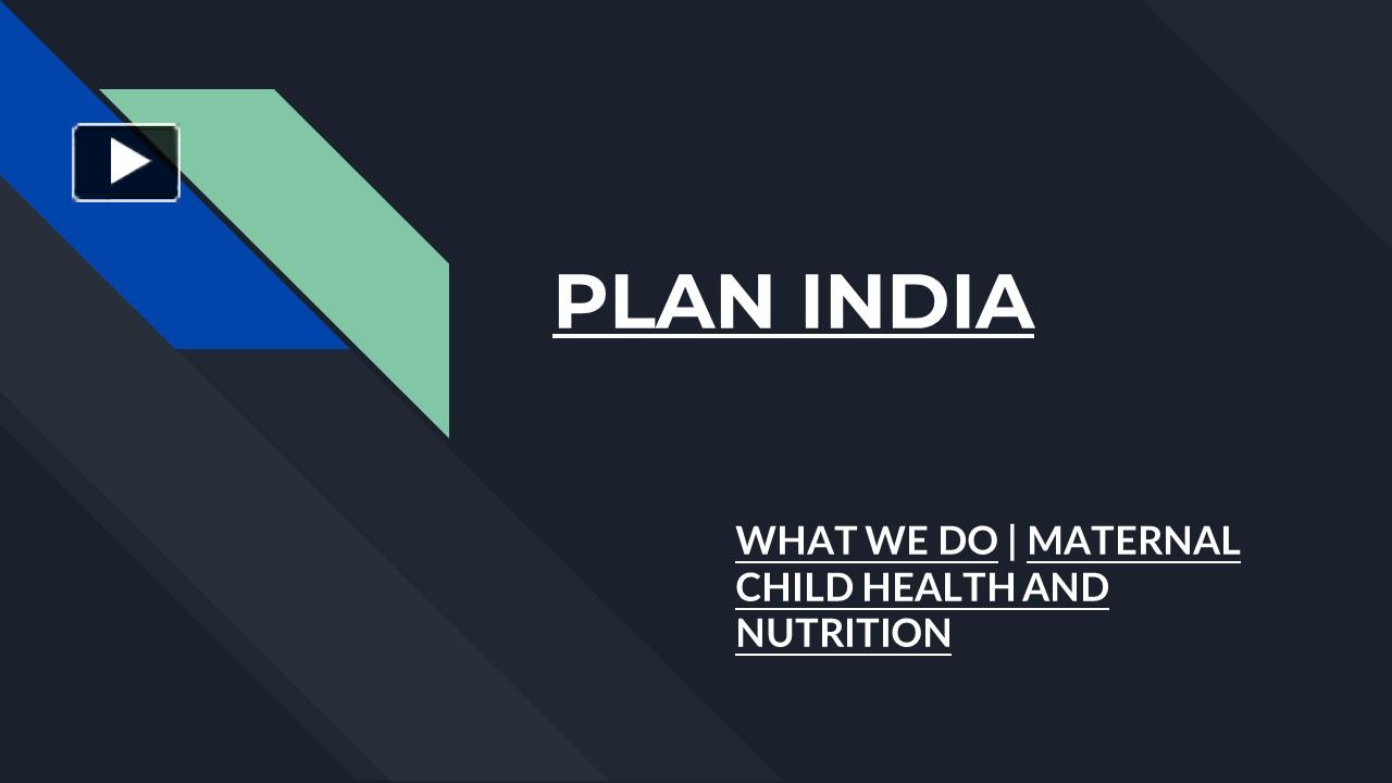 MATERNAL, CHILD HEALTH AND NUTRITION (1) presentation | free to download