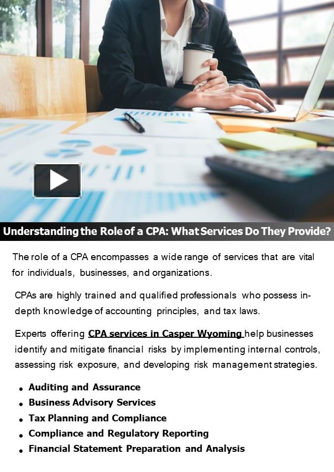 Understanding the Role of a CPA: What Services Do They Provide ...